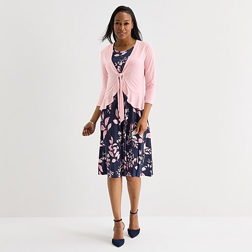 Click here for Studio 1 Womens Floral Jacket Dress  Large  Blue prices