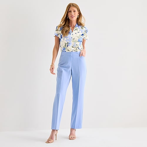 Click here for Black Label by Evan-Picone Womens Straight Trouser... prices