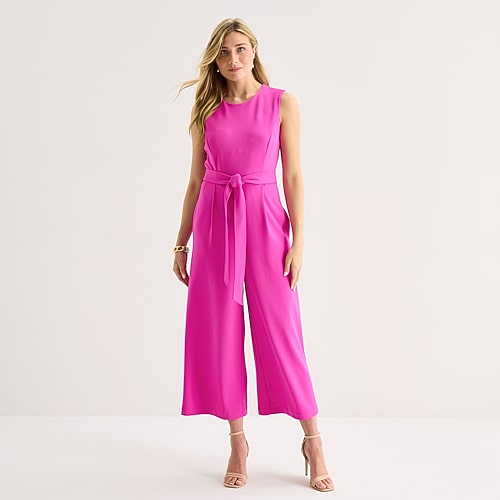 Click here for Marc New York Womens Crew Neck Sleeveless Jumpsuit... prices