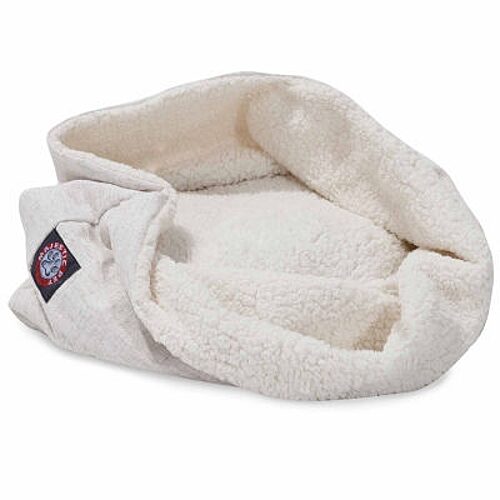 Click here for Majestic Pet 17 Burrow Cat Bed  One Size  White prices