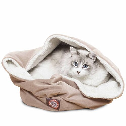 Click here for Majestic Pet 17 Burrow Cat Bed  One Size  Gray prices