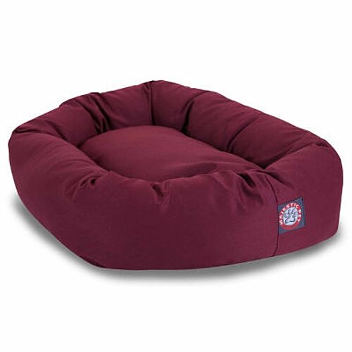 Click here for Majestic Pet Sherpa Bagel Pet Bed  One Size  Red prices