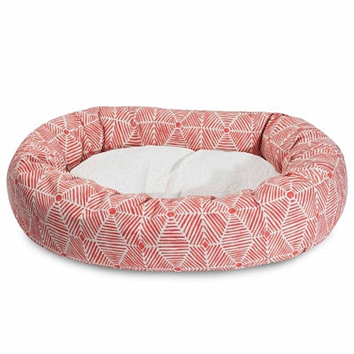 Click here for Majestic Pet Charlie Sherpa Bagel Pet Bed  One Siz... prices