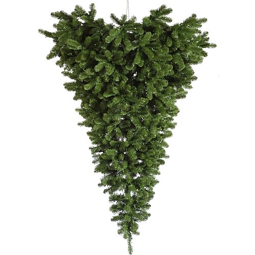Click here for 6 Prelit Upside Down Half Artificial Christmas Tre... prices
