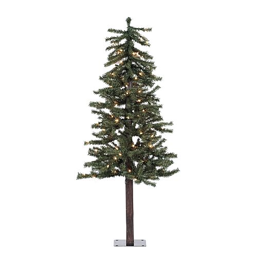 Click here for 4 Natural Alpine Artificial Christmas Tree  One Si... prices