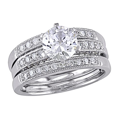 Click here for Modern Bride Gemstone Womens 3/8 CT. T.W. Lab Crea... prices