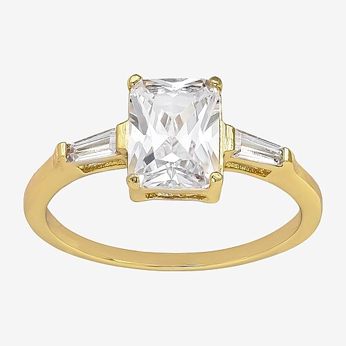 Click here for Sparkle Allure Womens Cubic Zirconia 14K Gold Over... prices