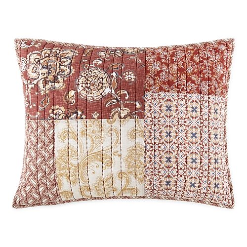Click here for Linden Street Westgrove Pillow Sham  One Size  Red prices