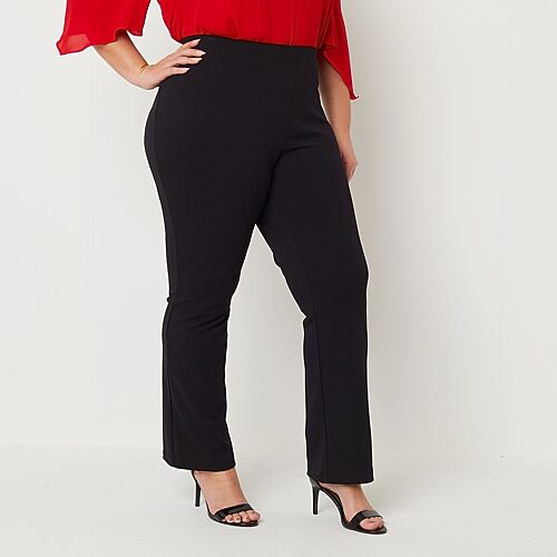 Click here for Bold Elements Womens Plus Flare Mid Rise Pull-On P... prices