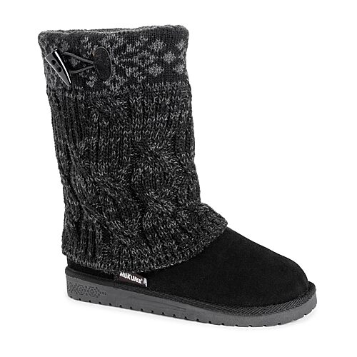Click here for Muk Luks Womens Cheryl Flat Heel Winter Boots  9 M... prices