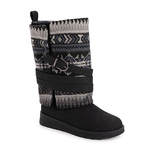 Click here for Muk Luks Womens Natalie Nikki Flat Heel Winter Boo... prices