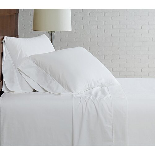 Click here for Cannon 200 Thread Count Solid Percale Sheet Set prices