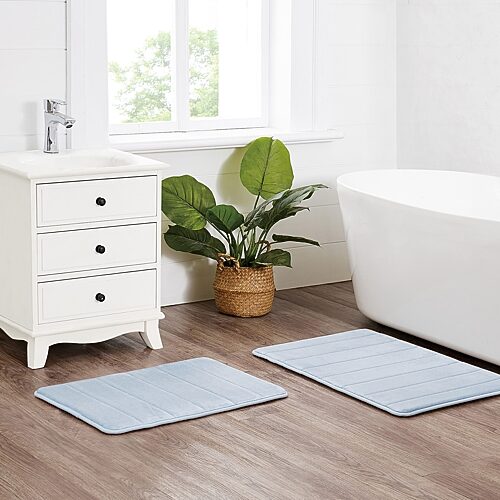 Click here for Truly Soft Solid Memory Foam 2-Pc. Bath Rug  20 x... prices