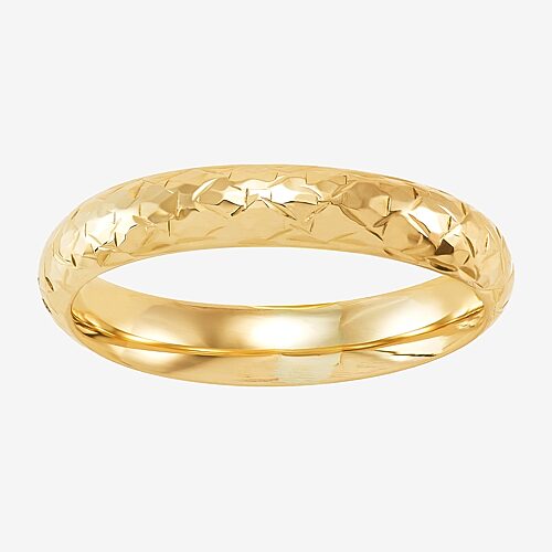 Click here for Womens 4MM 14K Gold Heart Round Band  7 prices