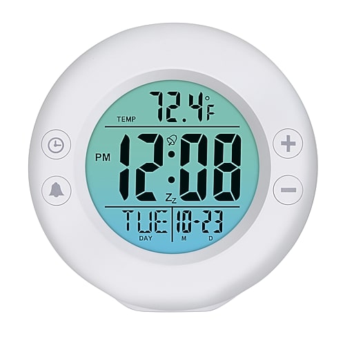 Click here for Westclox White Alarm Clock  One Size  White prices