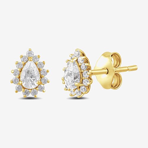 Click here for 1/2 CT. T.W. Lab Grown White Diamond 10K Gold 7.8m... prices