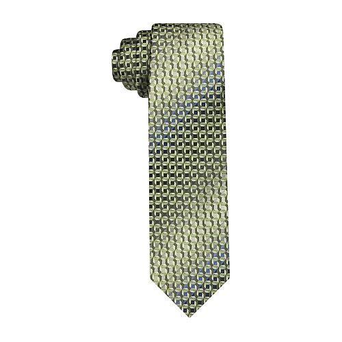 Click here for Van Heusen Extra Long Geometric Tie  One Size  Gre... prices