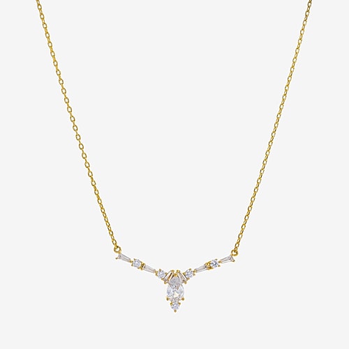 Click here for Sparkle Allure Womens Cubic Zirconia 14K Gold Over... prices