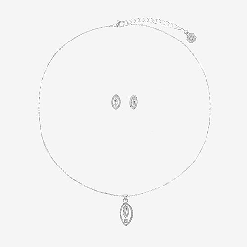 Click here for Monet Jewelry Timeless Silver Tone Pendant Necklac... prices