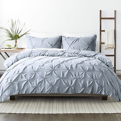 Click here for Casual Comfort Pinch Pleat Duvet Cover Set  One Si... prices