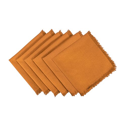 Click here for Design Imports Solid Pumpkin Spice 6-pc. Napkins... prices