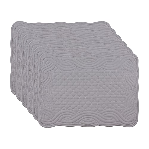 Click here for Design Imports Quilted Farmhouse 6-pc. Placemats... prices