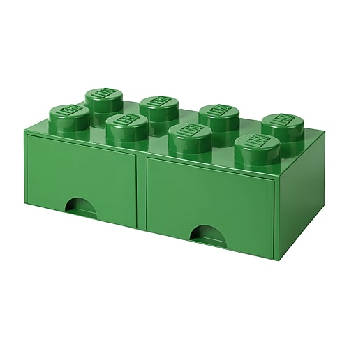 Click here for LEGO Storage Brick Drawer 8 Dark Green Toy Box  On... prices