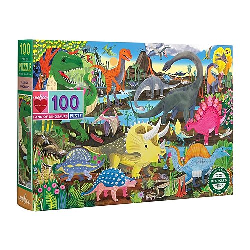 Click here for Eeboo Land Of Dinosaurs 100 Piece 100-pc. Puzzle... prices