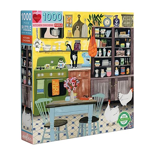 Click here for Eeboo Piece And Love Kitchen Chickens 1000 Piece S... prices
