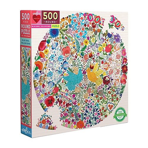 Click here for Eeboo Piece and Love Blue Bird Yellow Bird Adult R... prices
