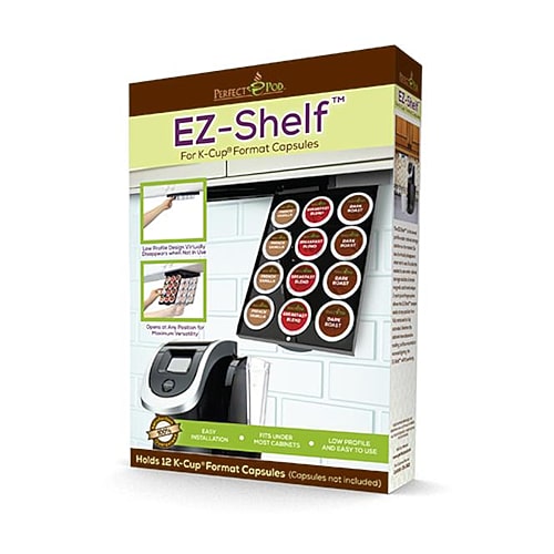 Click here for Perfect Pod Under Cabinet Shelf  One Size  Black prices