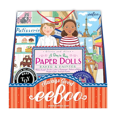 Click here for Eeboo Baker And Painter Paper Dolls Reusable Set 3... prices