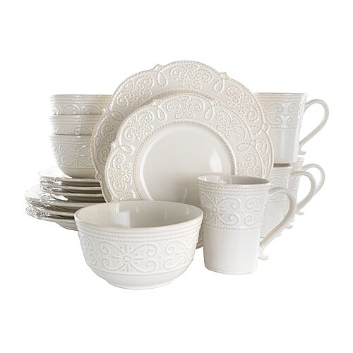 Click here for Elama Luna 16 Pc. Dinnerware Set  Service for 4 -... prices