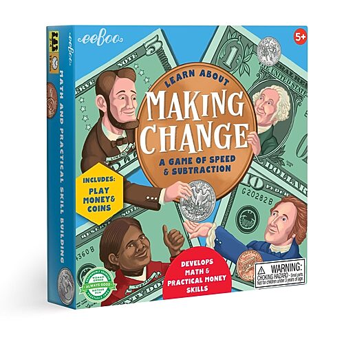 Click here for Eeboo Learn About Making Change Game 60-pc. Board... prices