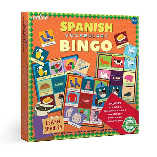 Click here for Eeboo Spanish Bingo Vocabulary Game Brain Game  On... prices