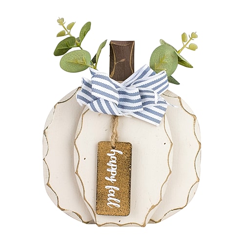 Click here for Northlight 9 Beige Happy Fall Wooden Pumpkin Harve... prices