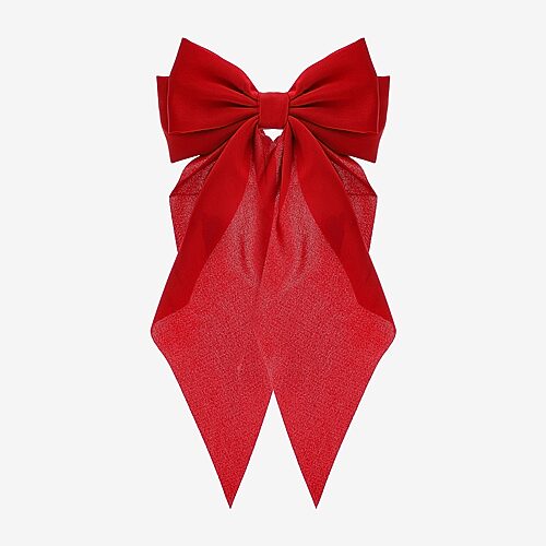 Click here for Bijoux Bar Hair Bow  One Size  Red prices