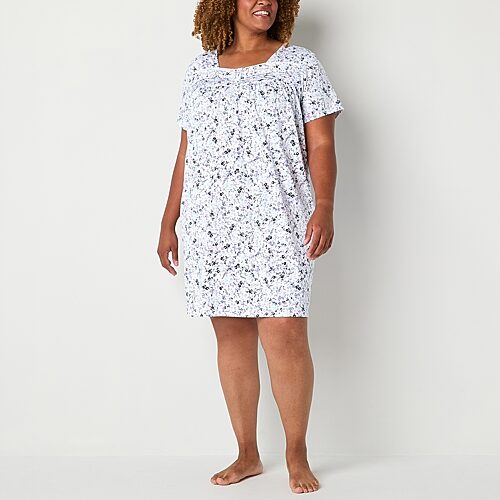 Click here for Adonna Womens Plus Short Sleeve Square Neck Nightg... prices
