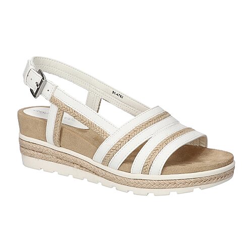 Click here for Easy Street Womens Mel Wedge Sandals  11 Wide  Whi... prices