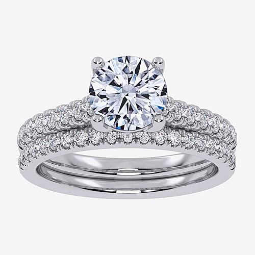 Click here for (H-I / Si2-I1) Womens 1 1/2 CT. T.W. Lab Grown Whi... prices