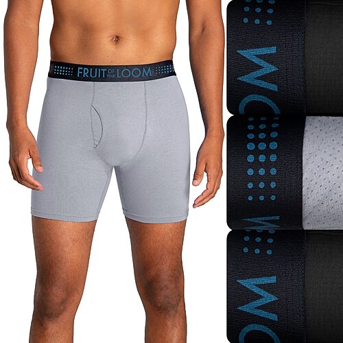 Click here for Fruit of the Loom Breathable Stretch Mens 3 Pack B... prices
