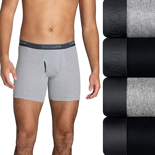 Click here for Fruit of the Loom Cool Zone Fly Mens 4 Pack Boxer... prices