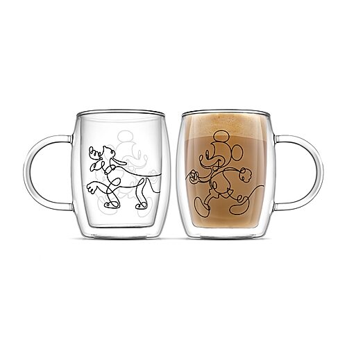 Click here for JoyJolt Disney Mickey and Pluto Coffee Mugs Set  2... prices