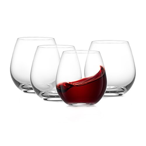 Click here for JoyJolt Spirits Stemless Red Wine Glasses  Set of... prices