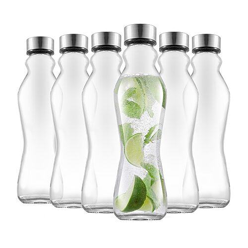 Click here for JoyJolt Spring Glass 18 Oz Insulated Water Bottles... prices