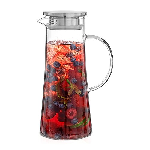 Click here for Joyjolt Breeze Glass Serving Pitcher  One Size  Wh... prices