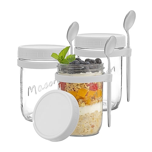Click here for JoyJolt Dawn Overnight Oats Glass Containers  16 O... prices