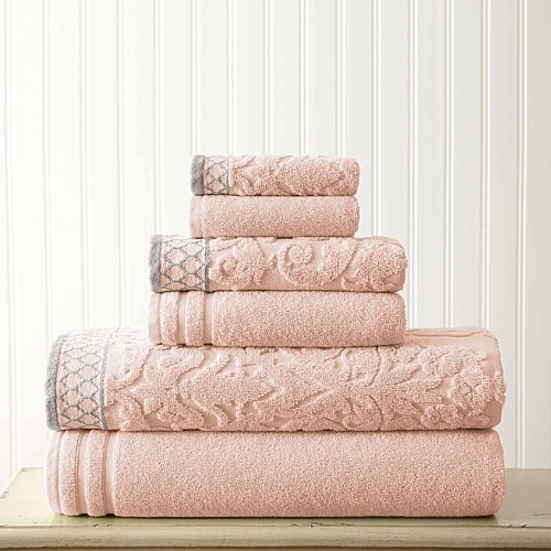 Click here for Pacific Coast Textiles Jacquard Solid 6-pc. Bath T... prices