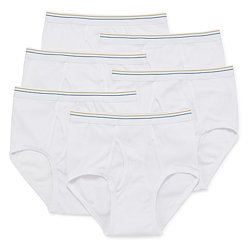 Click here for Stafford Dry + Cool Full-Cut Mens 6 Pack Briefs 30... prices