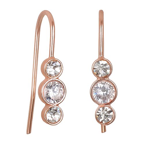 Click here for Bijoux Bar Delicates Womens Round Drop Earrings  O... prices